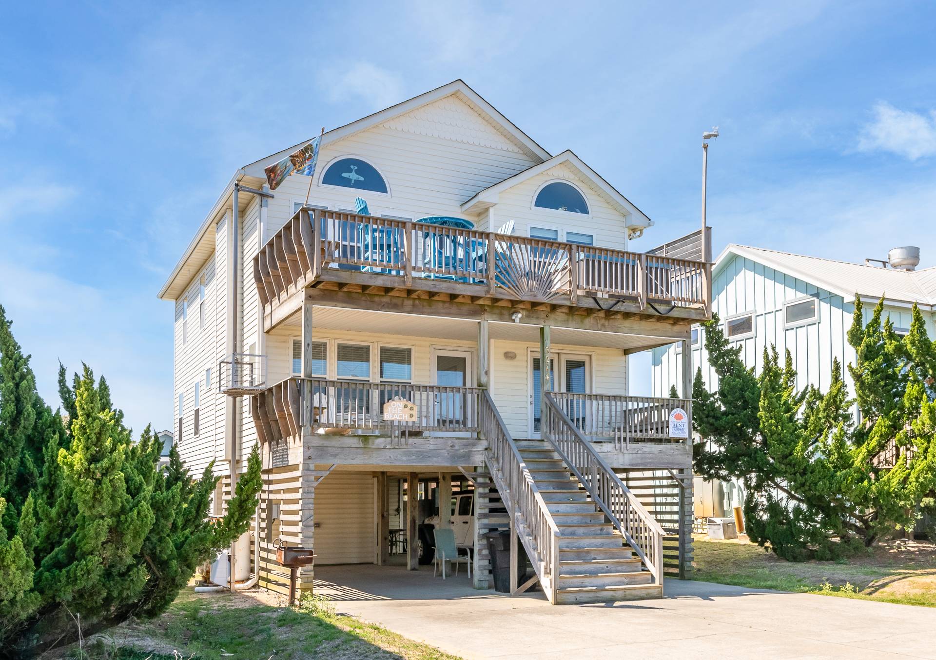 Book On the Beach | Semi-Oceanfront OBX Vacation Rental