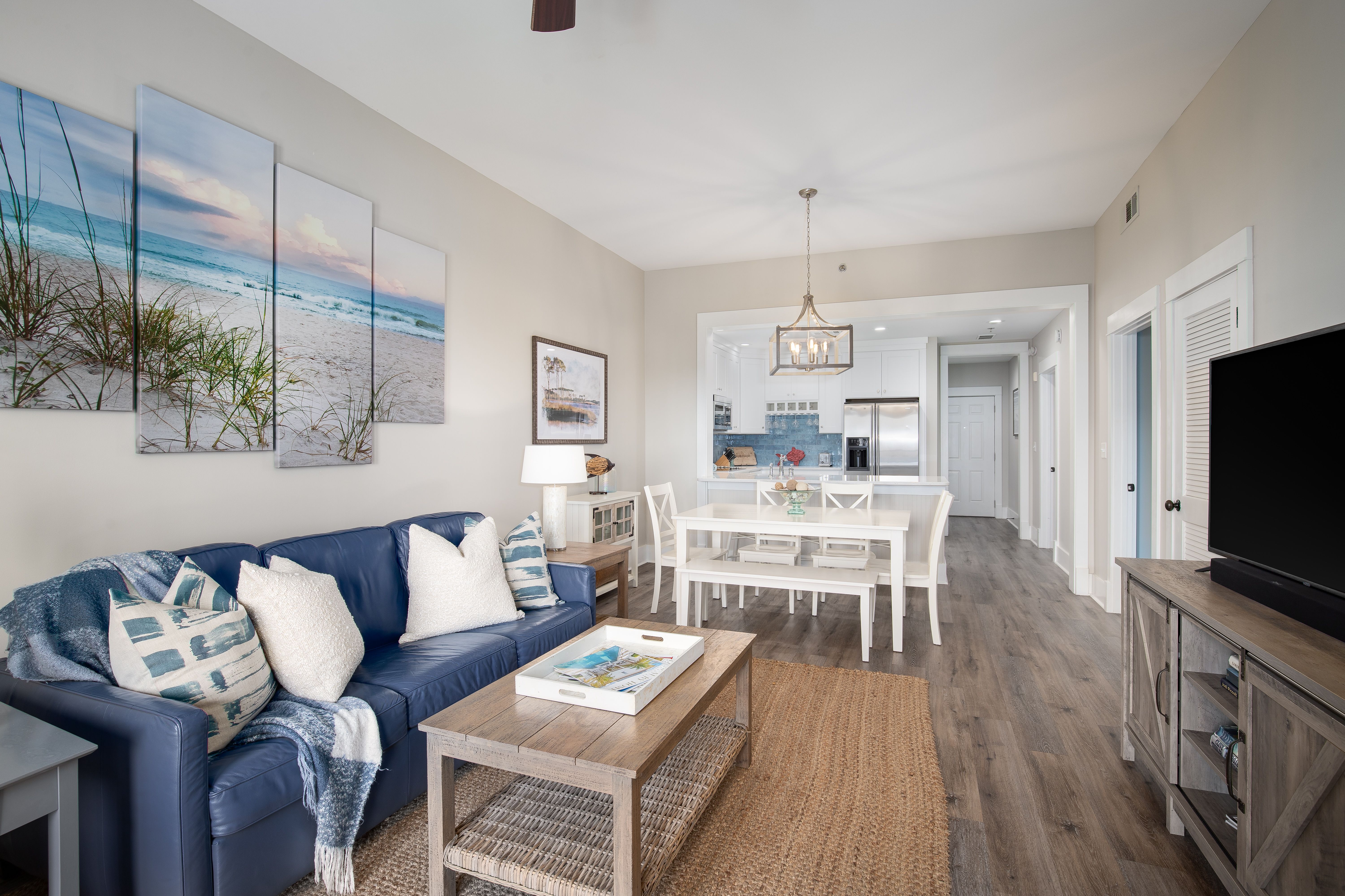 "Redfish Bluefish" 30A Condo, Golf Cart, Community Pool, Blue Mountain ...